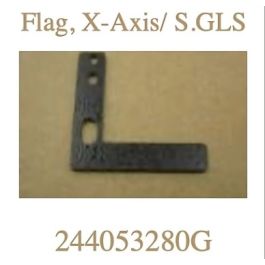 Flag, X-Axis, One (1) Metal Flag For: Spirit GLS Laser
