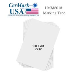Tape, Cermark LMM-6018, Black Thermark Marking Tape for Metal, 2" in x ...